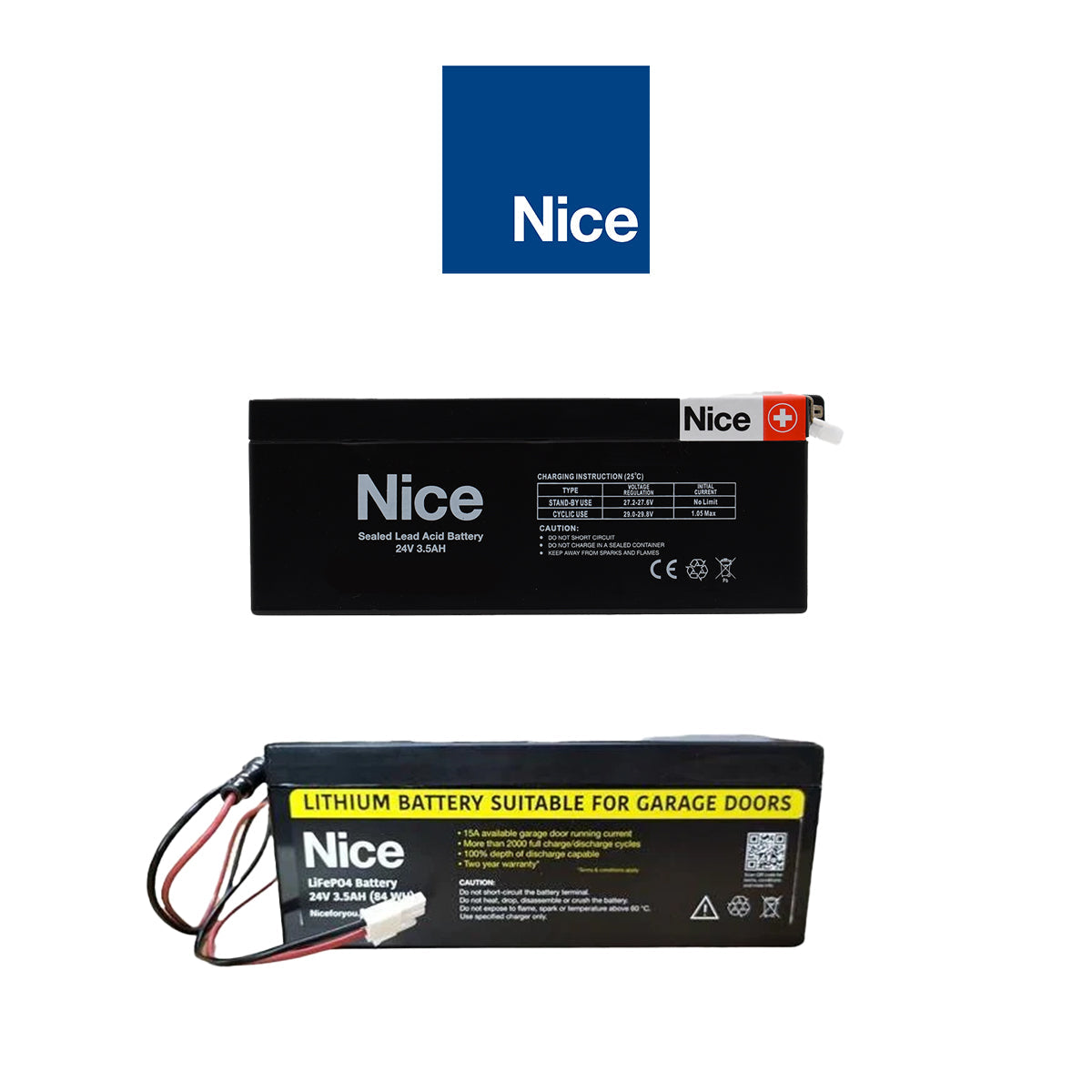 Nice Batteries - ALL IN ONE SECURITY