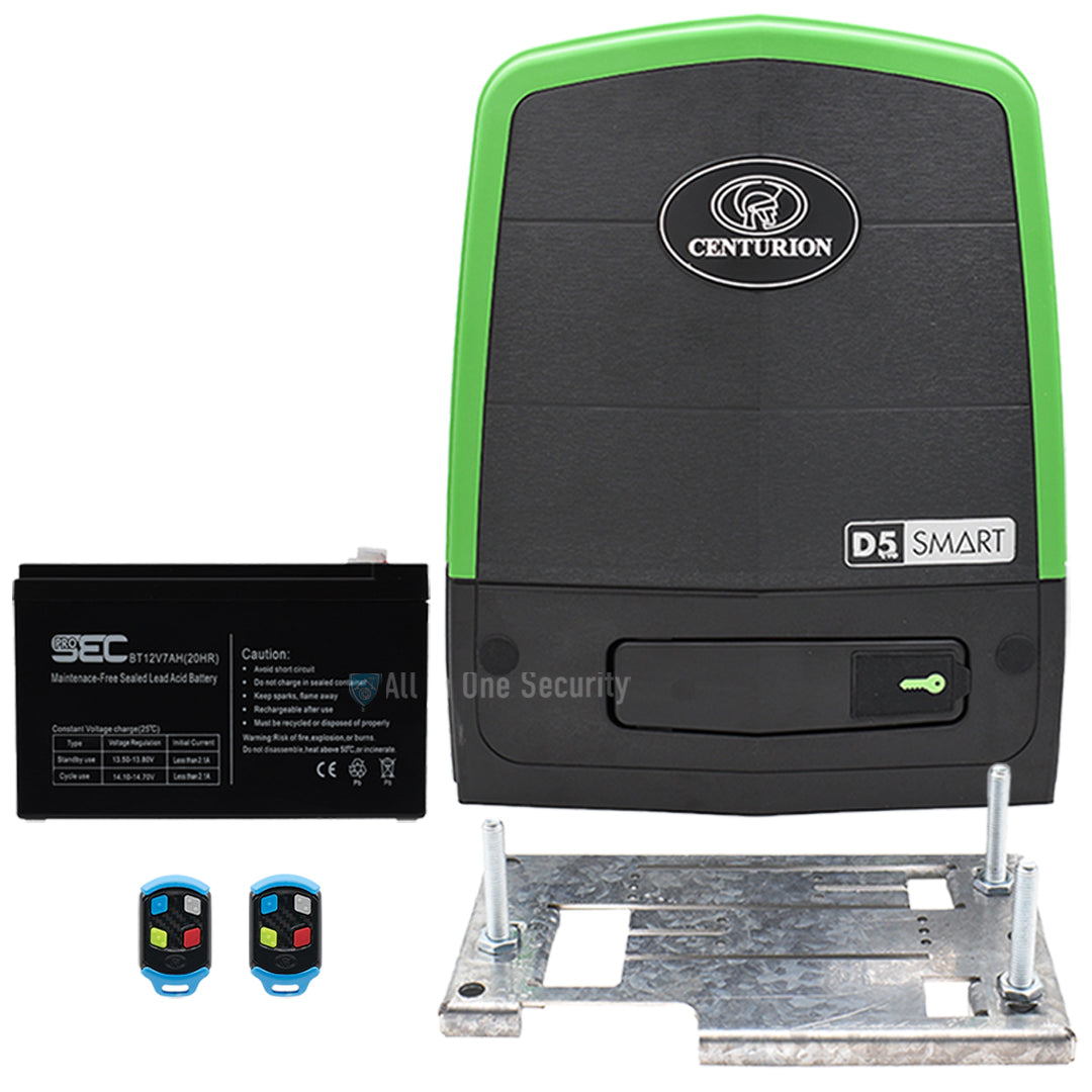 Centurion D5 Evo SMART Gate Motor with Battery - ALL IN ONE SECURITY